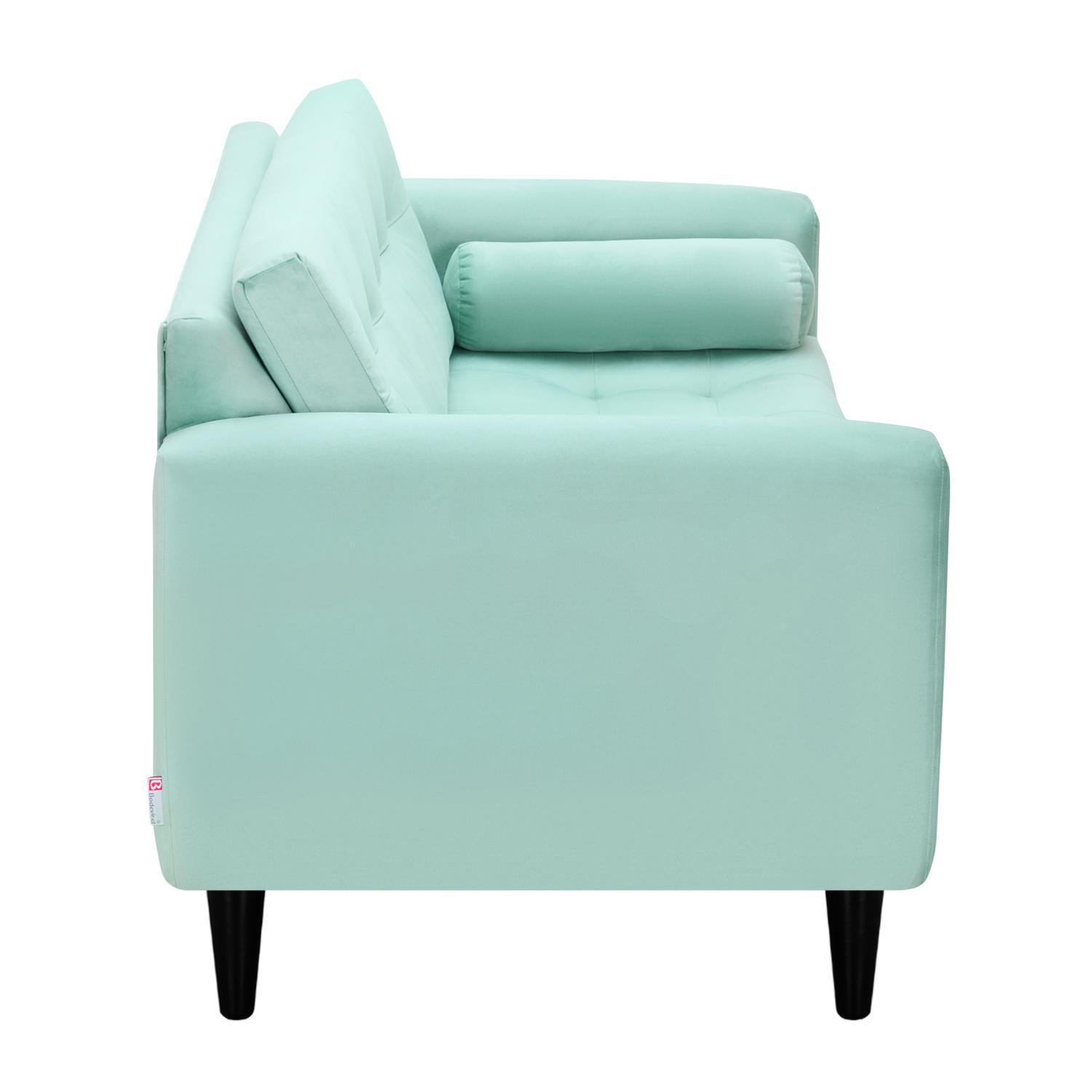 Sofá 2 cuerpos Retro 2C 140x76x78 cm Verde Agua | Sodimac - Falabella