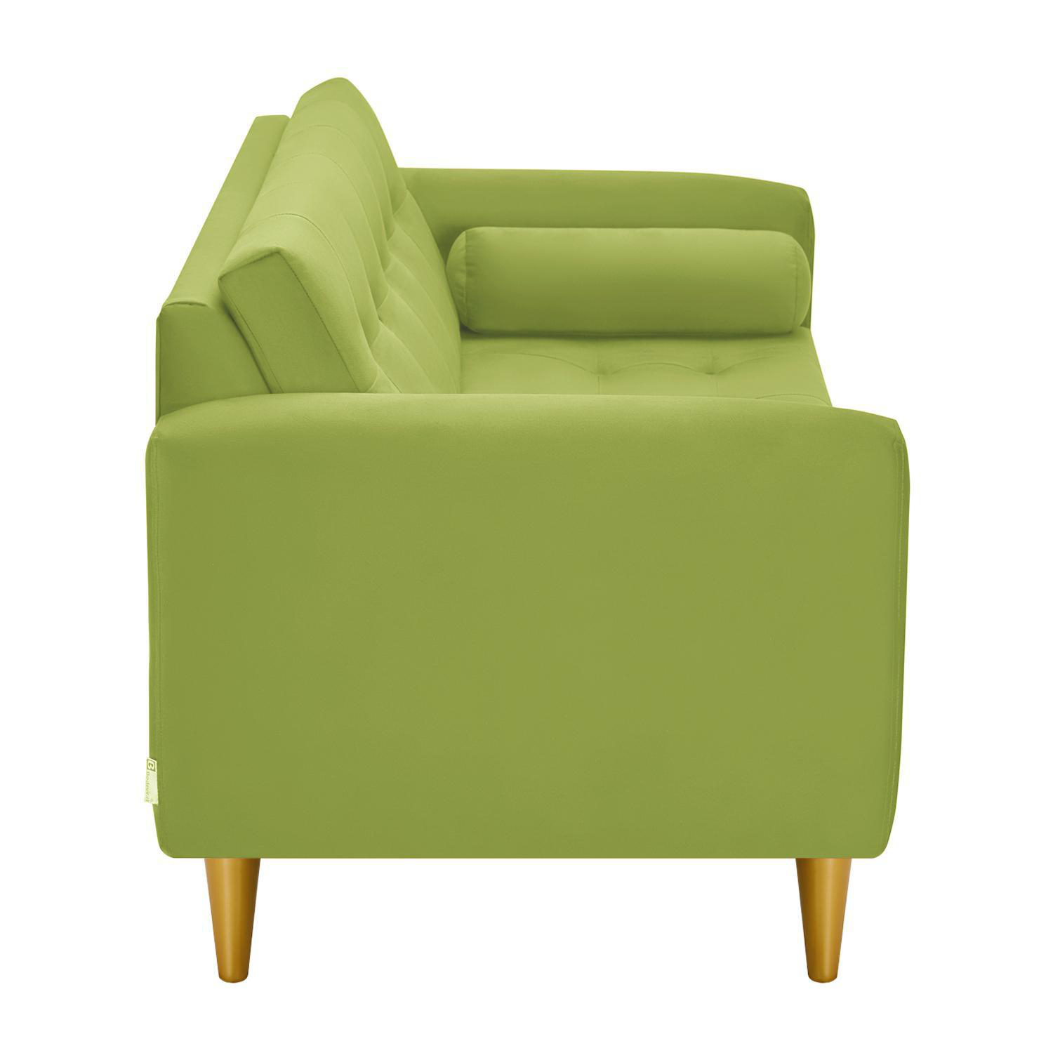 Sofá 2 cuerpos Retro 2C 140x76x78 cm Pistacho | Sodimac - Falabella