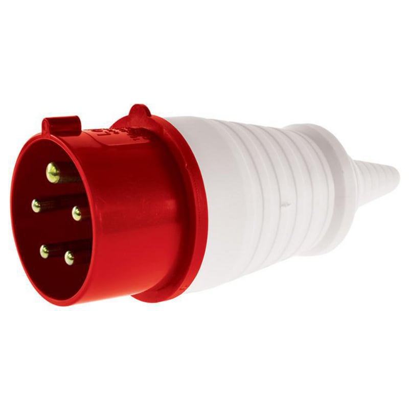 Enchufe industrial macho volante IP44, 32A, 380V, 3P+N+T | Sodimac ...