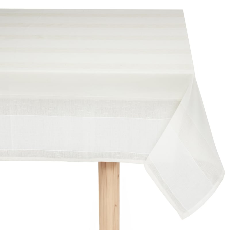 Mantel Rectangular 180x230 cm Ramie Blanco con arena | Sodimac - Falabella