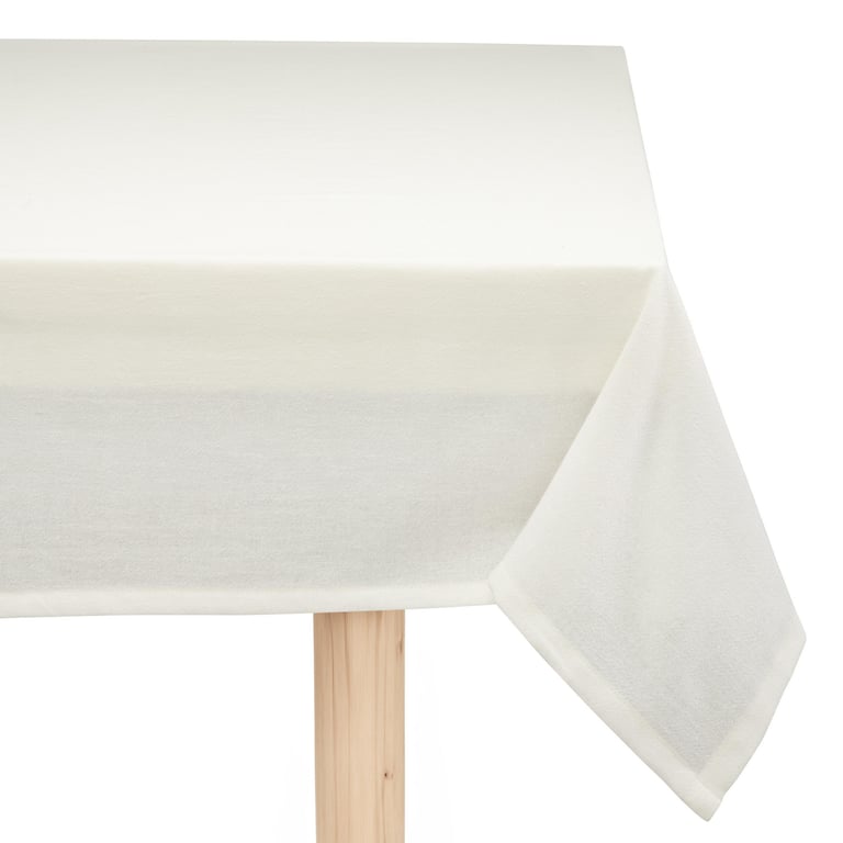 Mantel Rectangular 120x230 cm Cotton Blanco | Sodimac - Falabella