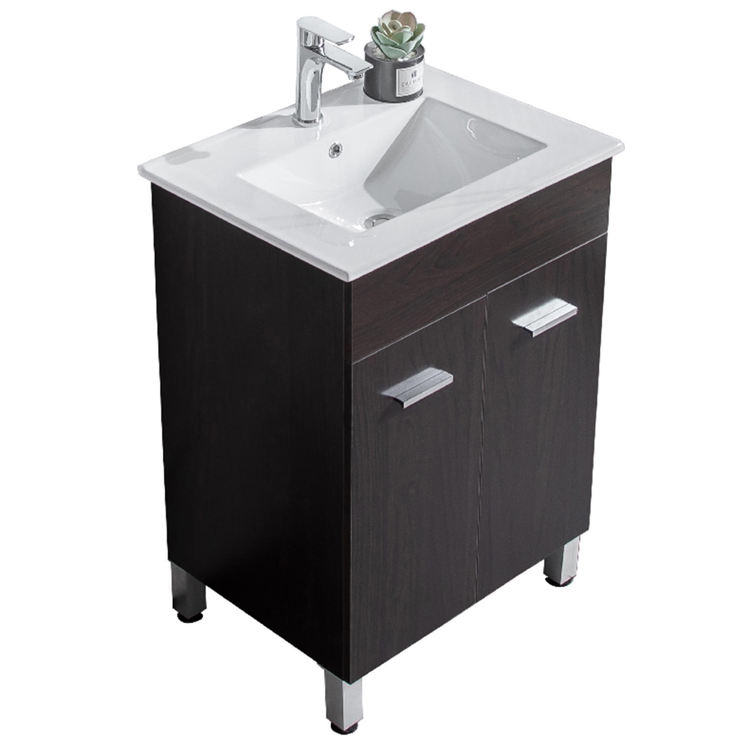 Mueble Baño Falun Coigue Chocolate 46x87x61 cm | Sodimac - Falabella