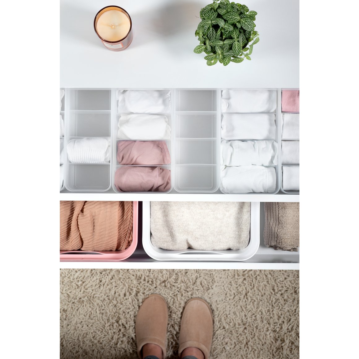 Organizador cajones 35x7.5x Transparente | Sodimac - Falabella