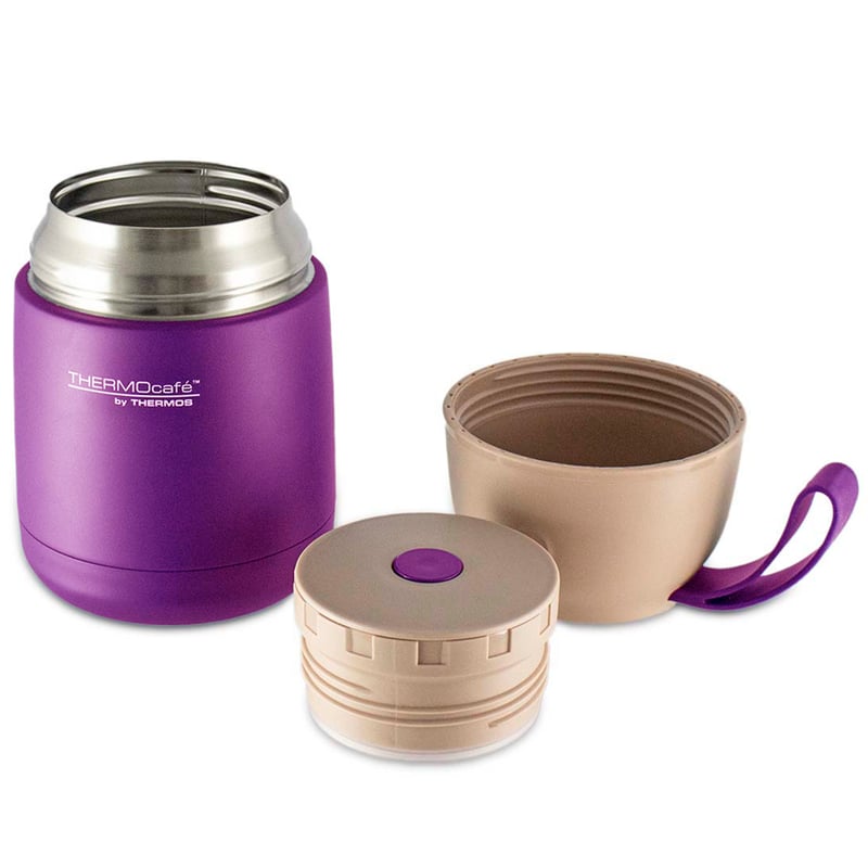 Termo comida 450 ml Acero Inoxidable Púrpura | Sodimac - Falabella