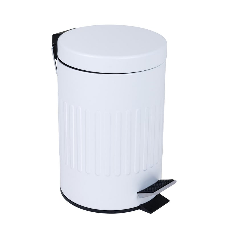 Papelero 5 Litros Acero inoxidable Blanco | Sodimac - Falabella