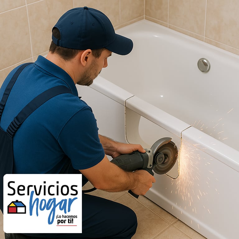 Servicio rebaje de tina Incluye Pieza + Instalación | Sodimac - Falabella