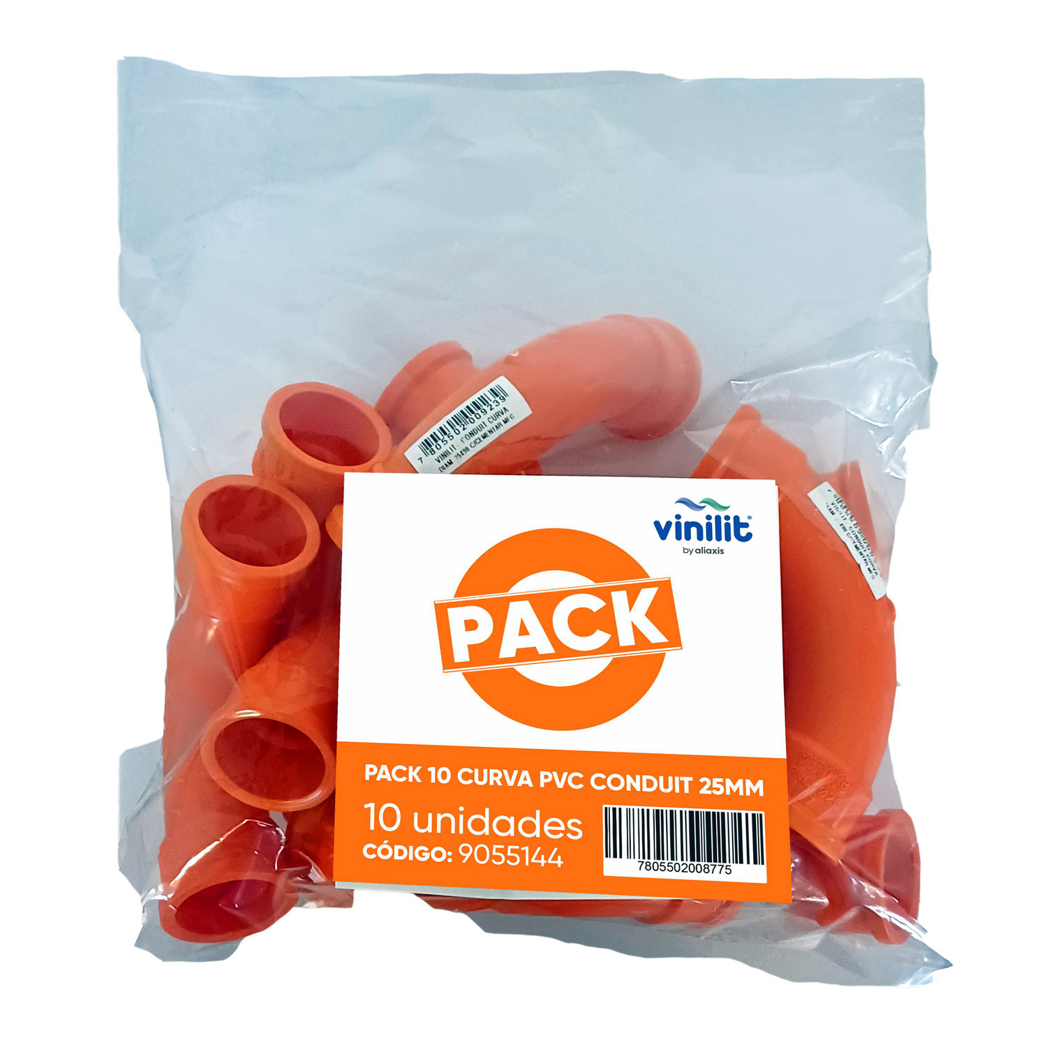 Pack Curva PVC Conduit 25mm 10 unidades | Sodimac - Falabella