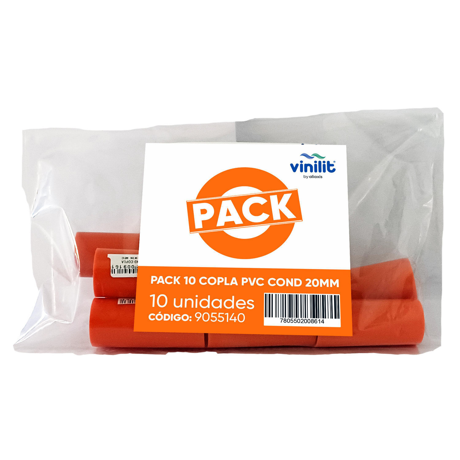 Pack Copla PVC Conduit 20mm 10 unidades | Sodimac - Falabella