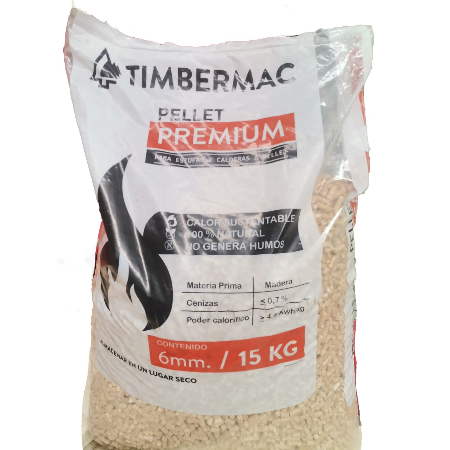 Saco Pellet Premium 15Kg Timbermac | Sodimac - Falabella
