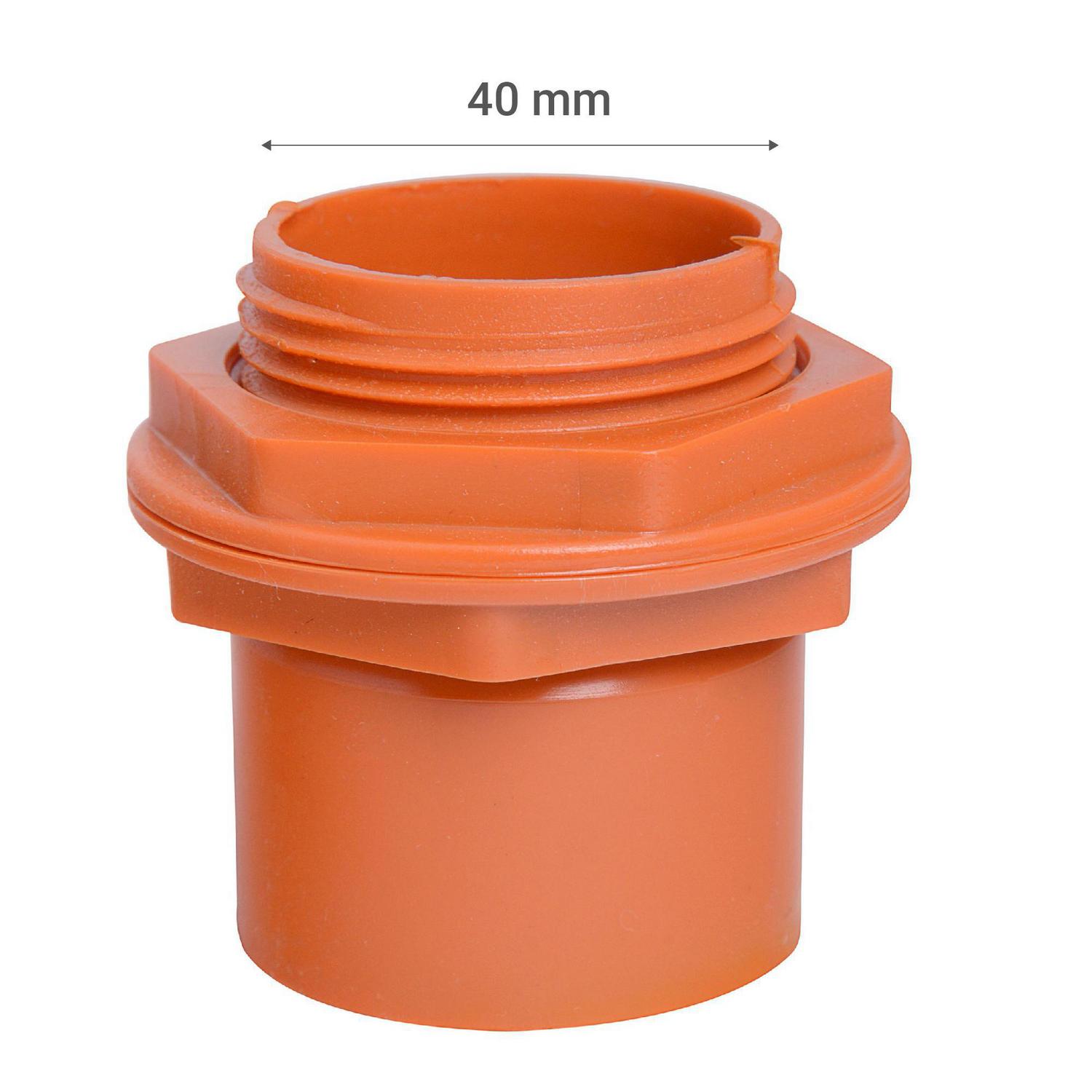 Terminal PVC HE con tuerca 40 mm | Sodimac - Falabella