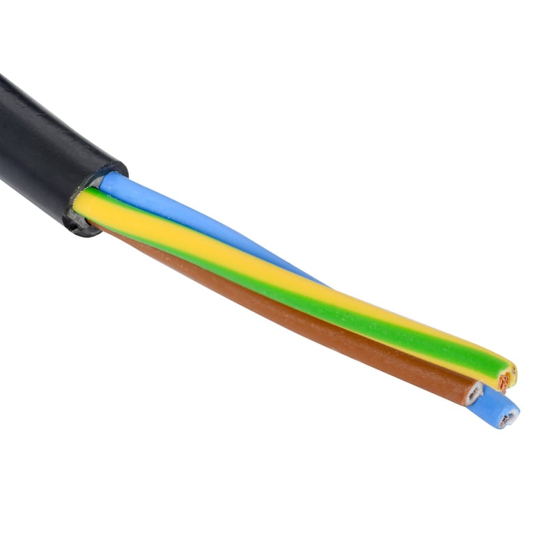 Cordón 3x02,5 mm2 Metro Lineal Negro | Sodimac - Falabella