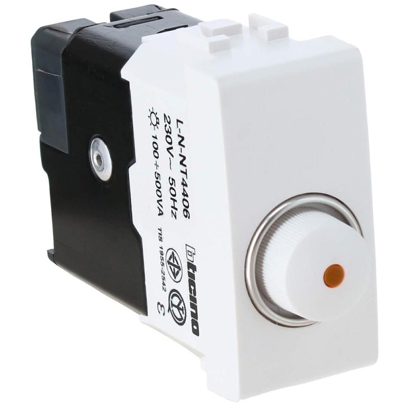 Dimmer Modular 100 a 500 W Blanco | Sodimac - Falabella