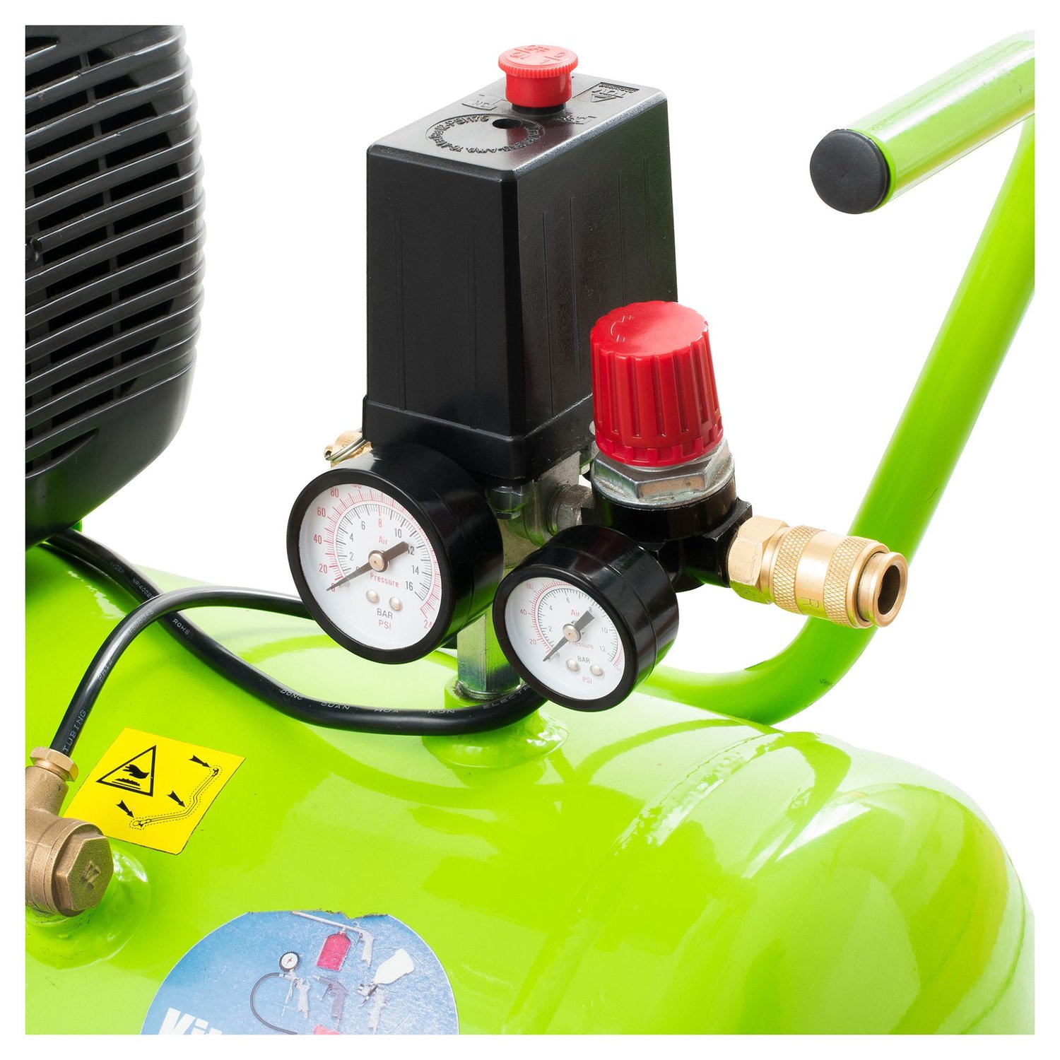 Compresor de Aire Portátil 2 HP 50 Litros Huracan 1520 | Sodimac ...