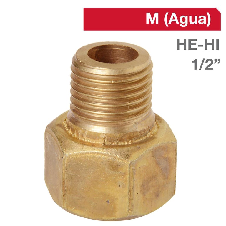 Niple Bronce HE/HI 1/2" x 1/2" 1u | Sodimac - Falabella