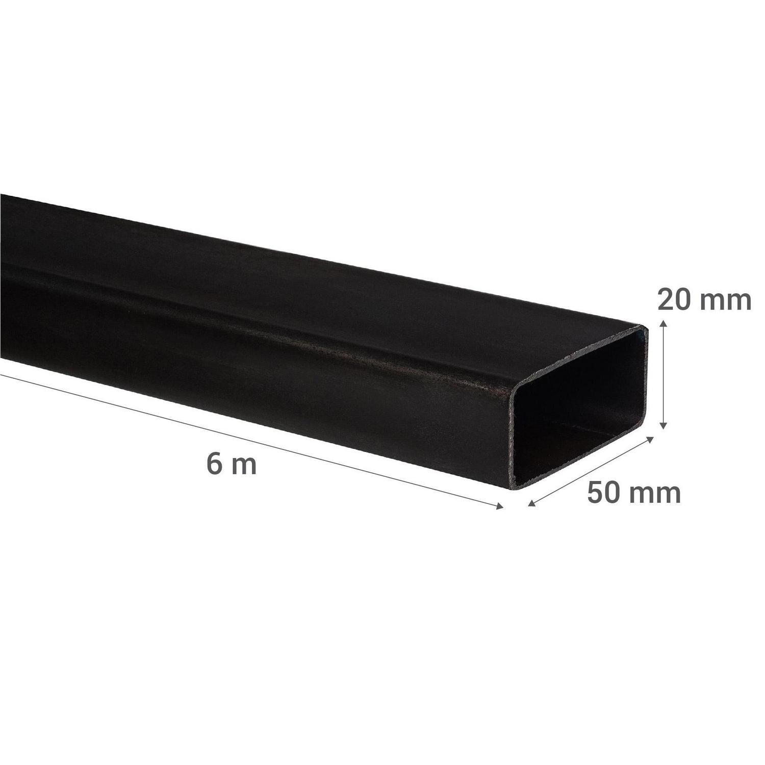 Perfil Rectangular Acero 50x20x2 mm 6 m | Sodimac - Falabella