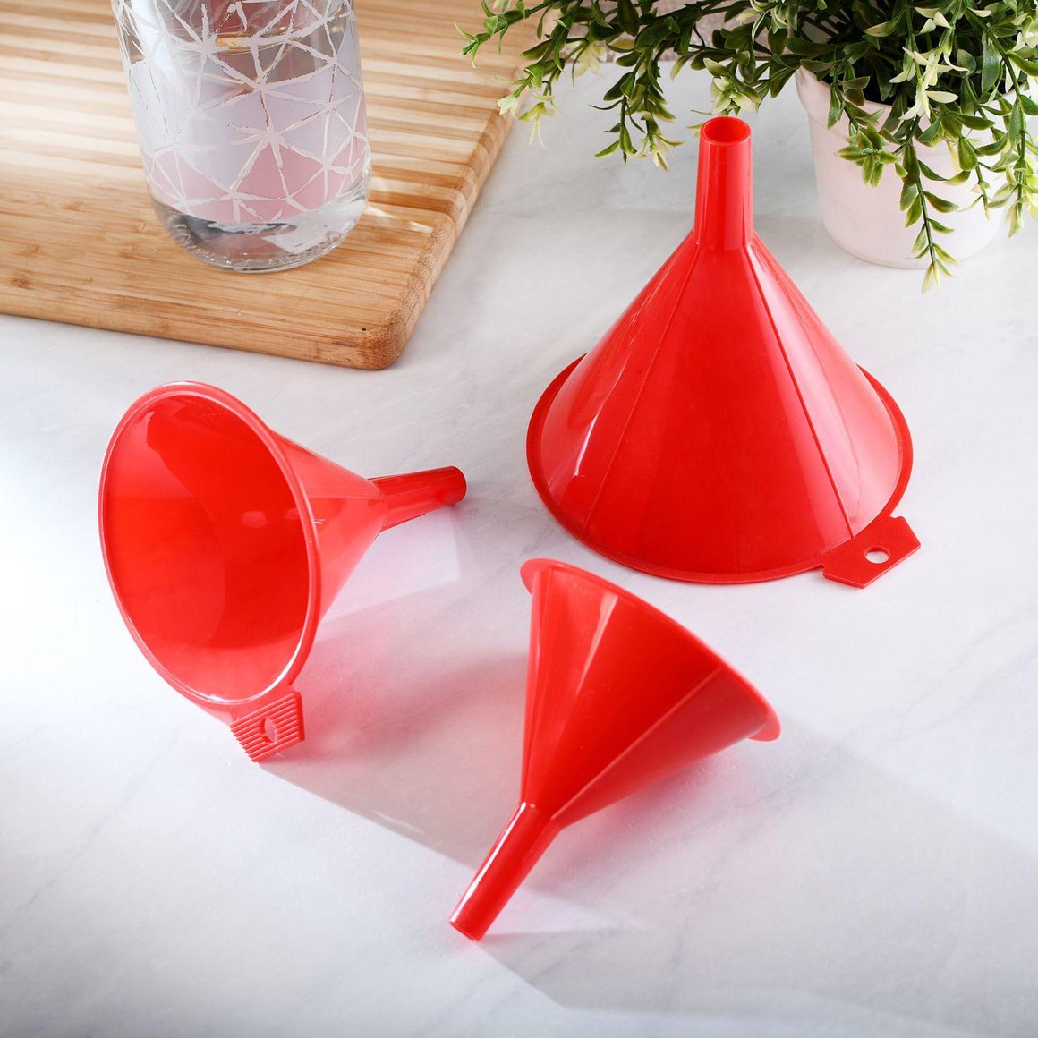 Set 3 embudos plásticos | Sodimac - Falabella