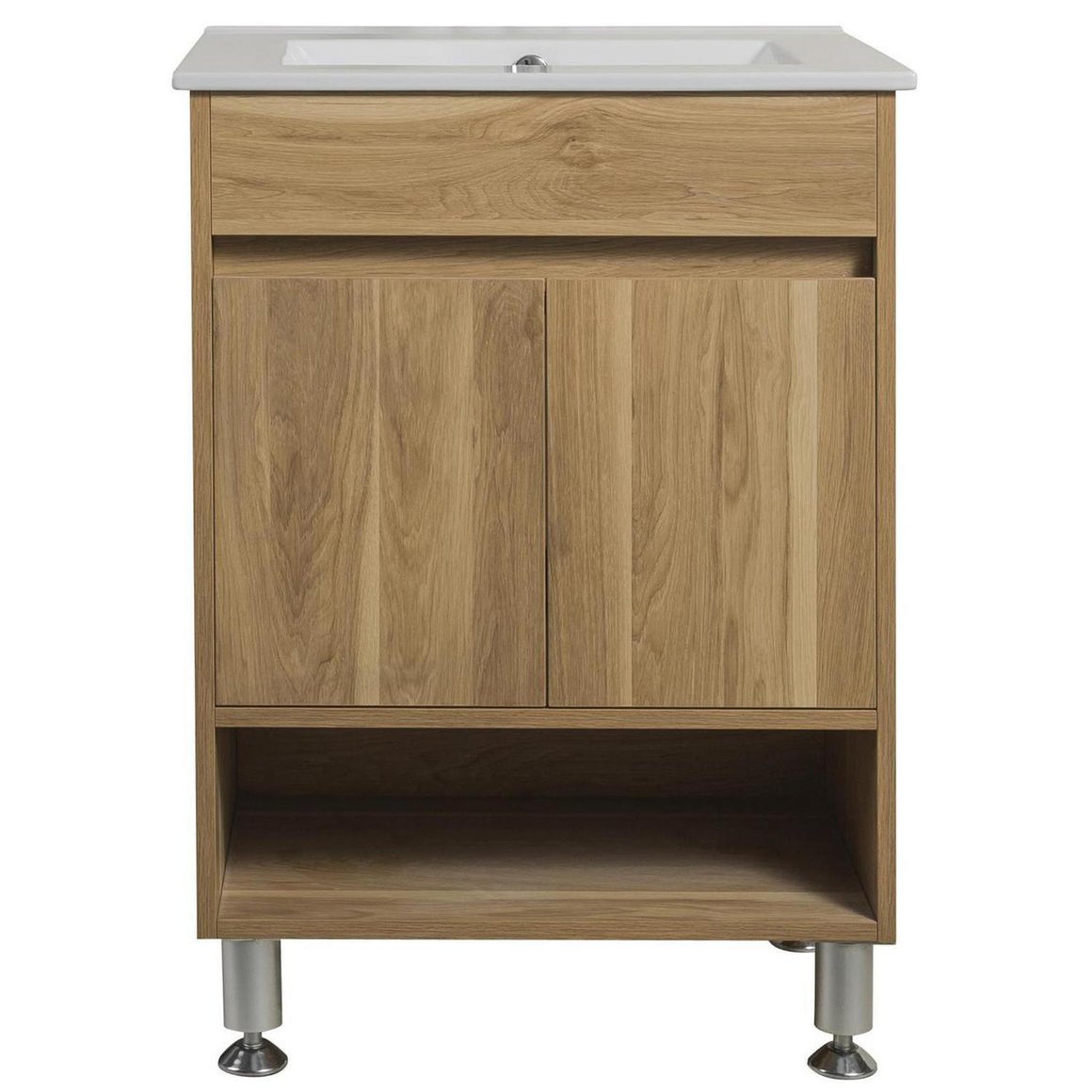 Mueble Baño con Lavamanos Roble claro 61x85x46.5 cm | Sodimac Chile