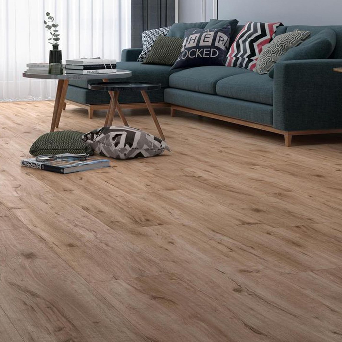 Piso Flotante 8 mm Oak Natural Oak 1.99 m2 | Sodimac - Falabella