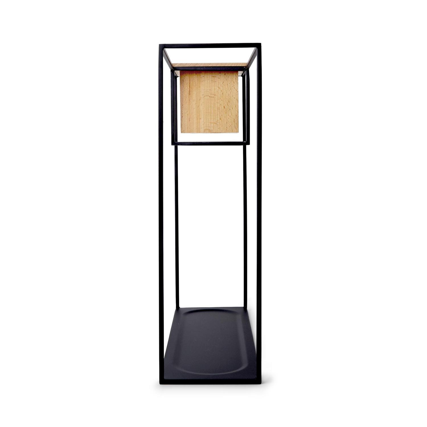 Repisa Cubist Display Acero 1 Nivel(es) 11.43x38.43x38.1 cm Negro ...