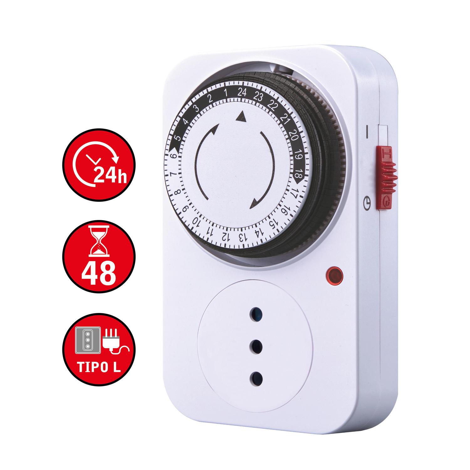 Timer mecánico 24 hr | Sodimac - Falabella