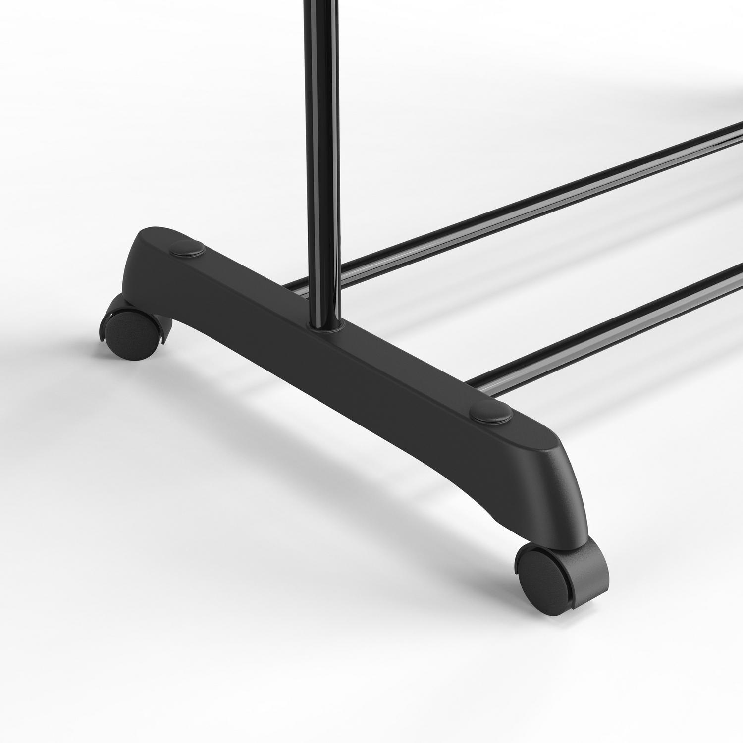 Colgado de Ropa barra con ruedas Metal Negro | Sodimac - Falabella