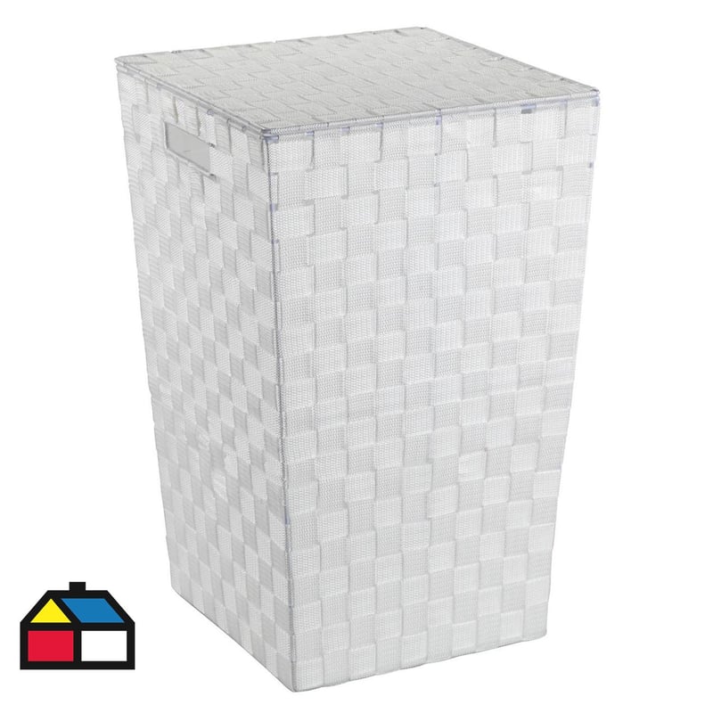 Canasto para Ropa Blanco 33x33x53cm 48 Litros | Sodimac - Falabella