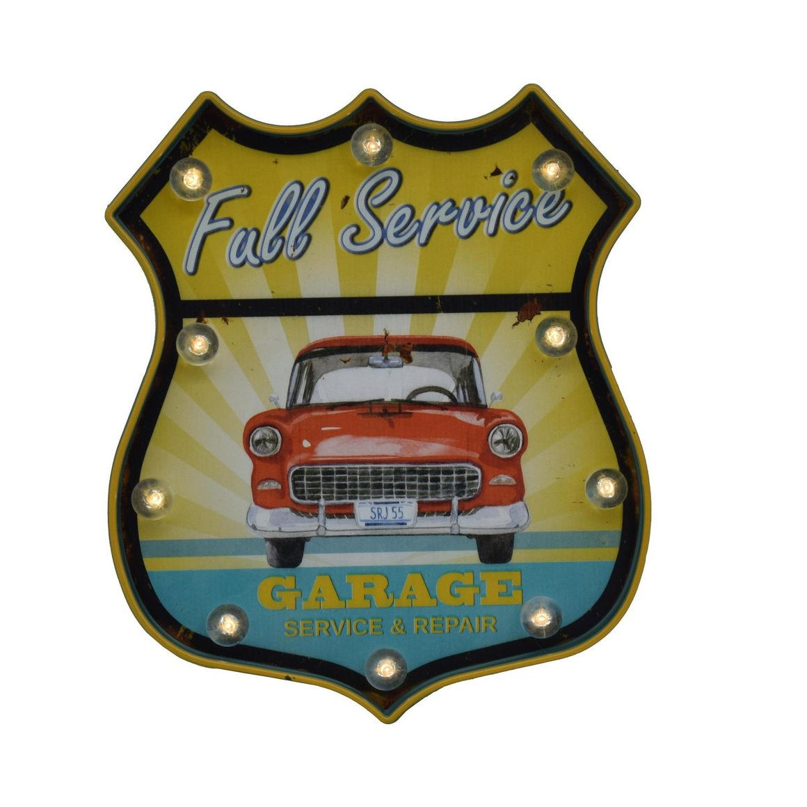 Letrero Led Auto Garage amarillo | Sodimac - Falabella