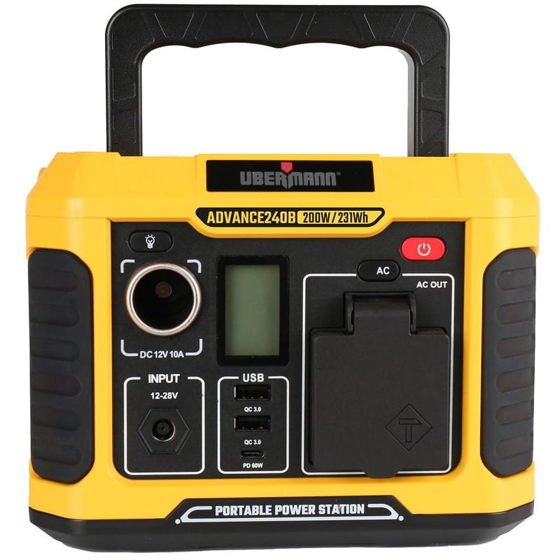 Generador eléctrico/solar portable 231 W con batería de litio | Sodimac ...