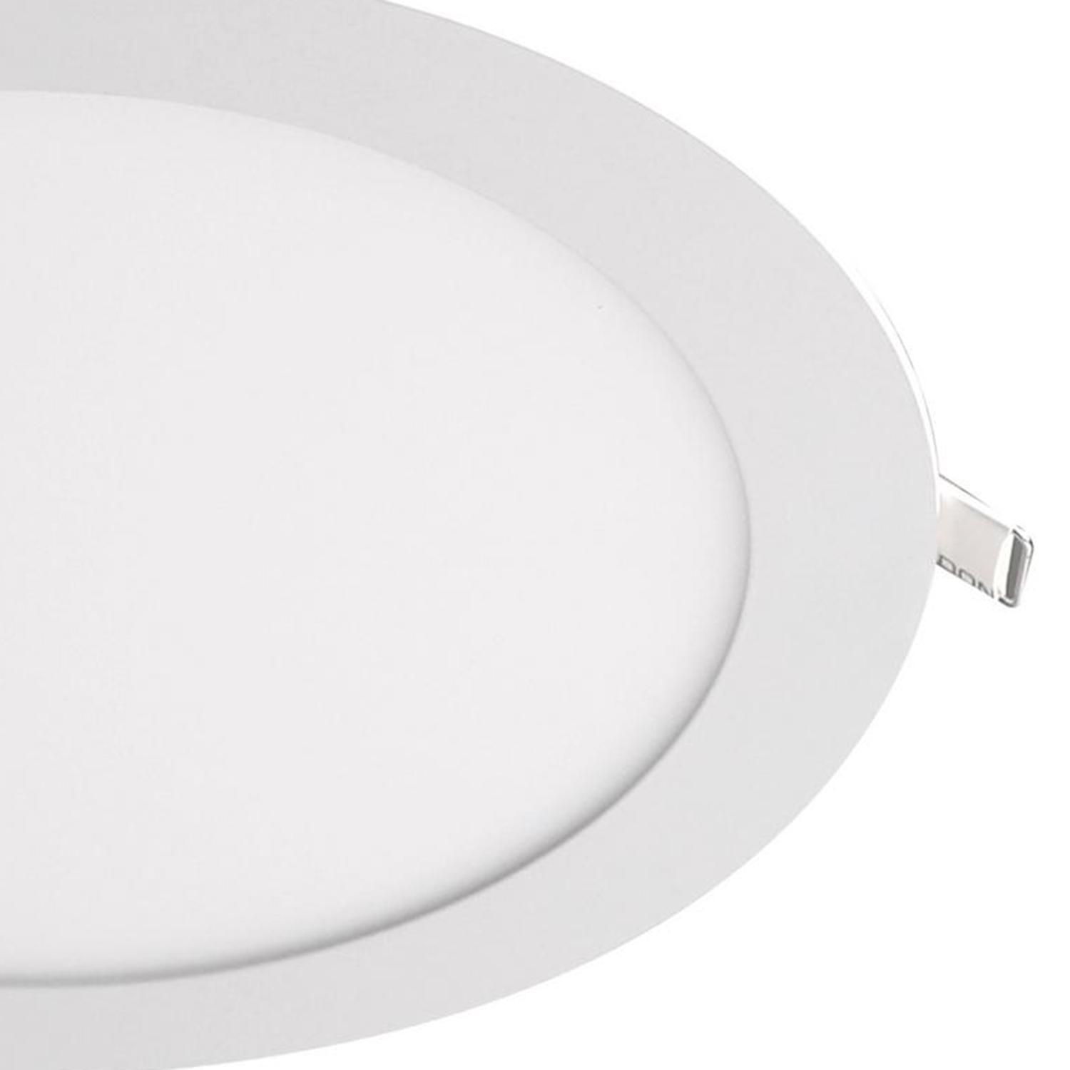Pack 4 paneles Led empotrados circulares 12W Luz Fría | Sodimac - Falabella