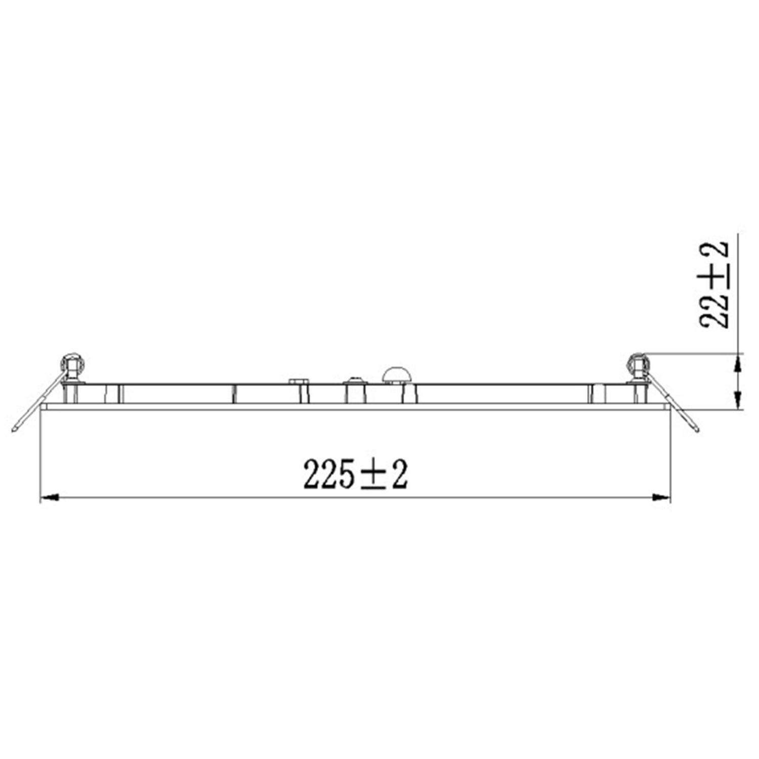 Pack 3 Paneles Led Empotrado 18 W Luz Fría | Sodimac - Falabella
