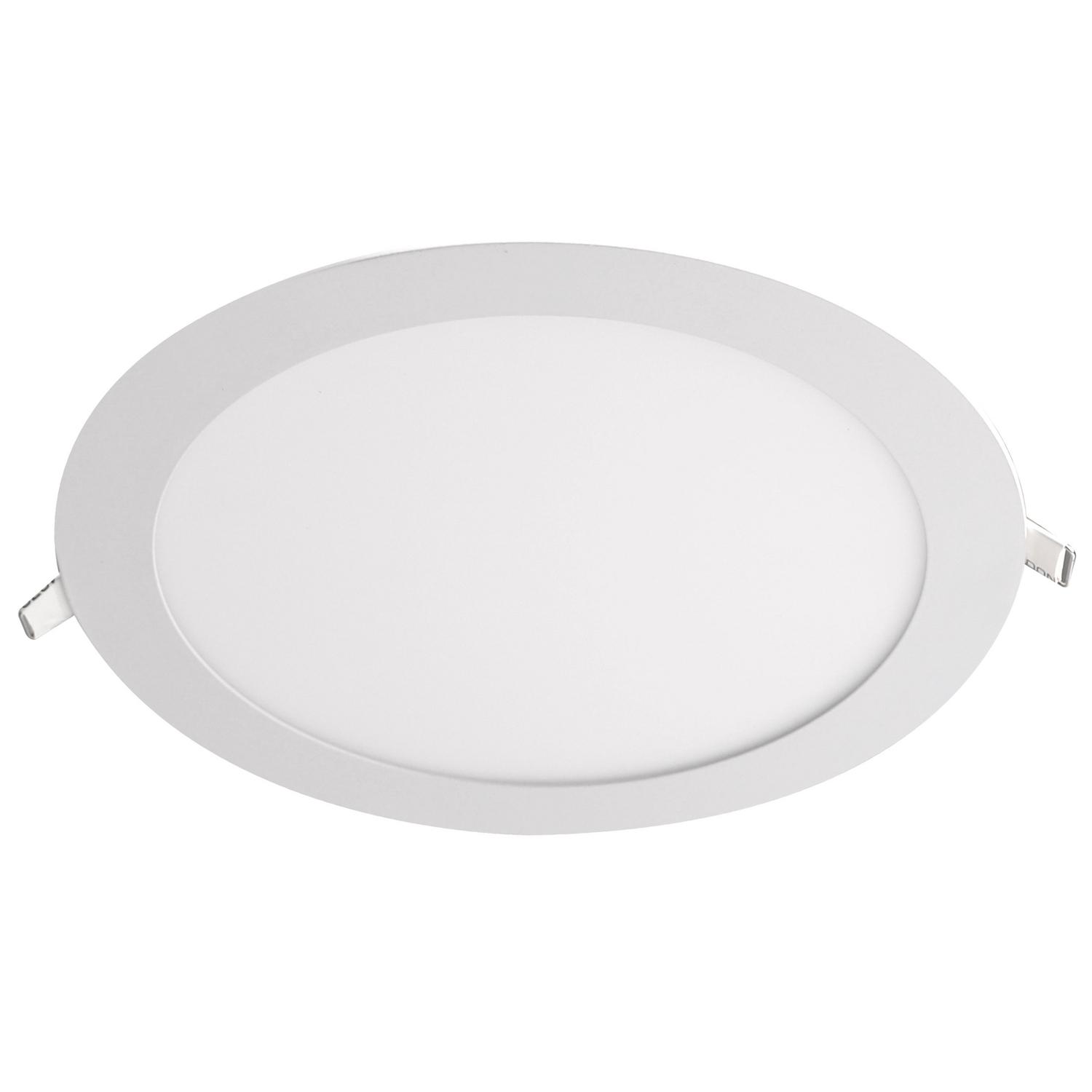 Pack 4 Paneles Led Empotrados Circulares 6W Luz Cálida | Sodimac ...