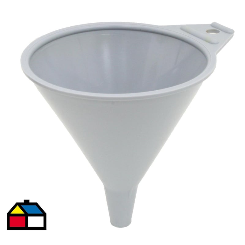 Embudo gris pequeño. | Sodimac - Falabella