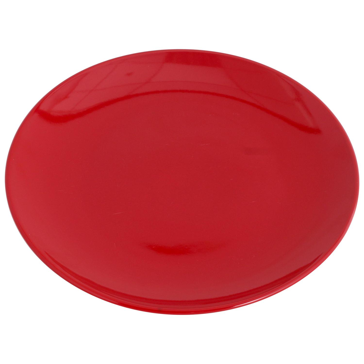 Plato 27 cm rojo solido | Sodimac - Falabella