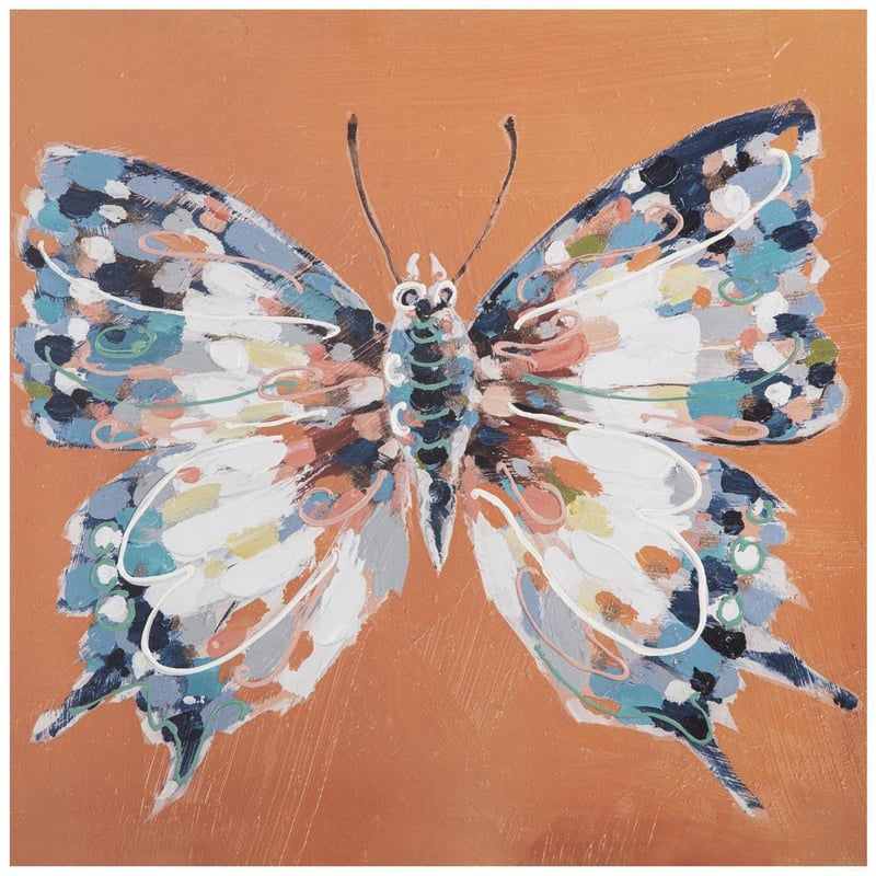 Canvas Butterfly Nara 50x50 cm | Sodimac - Falabella