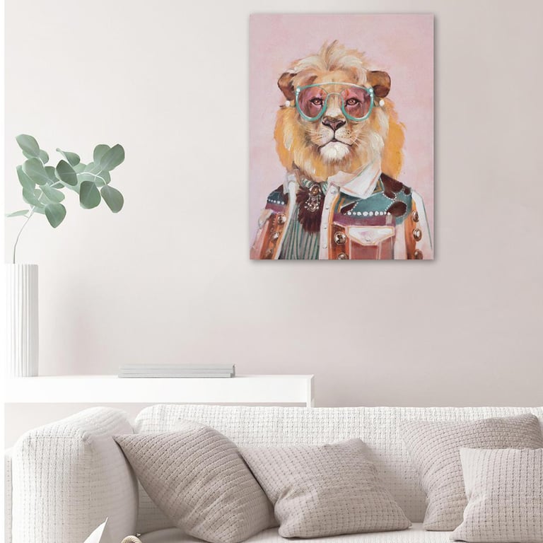 Canvas León Cool 30x40 cm | Sodimac - Falabella