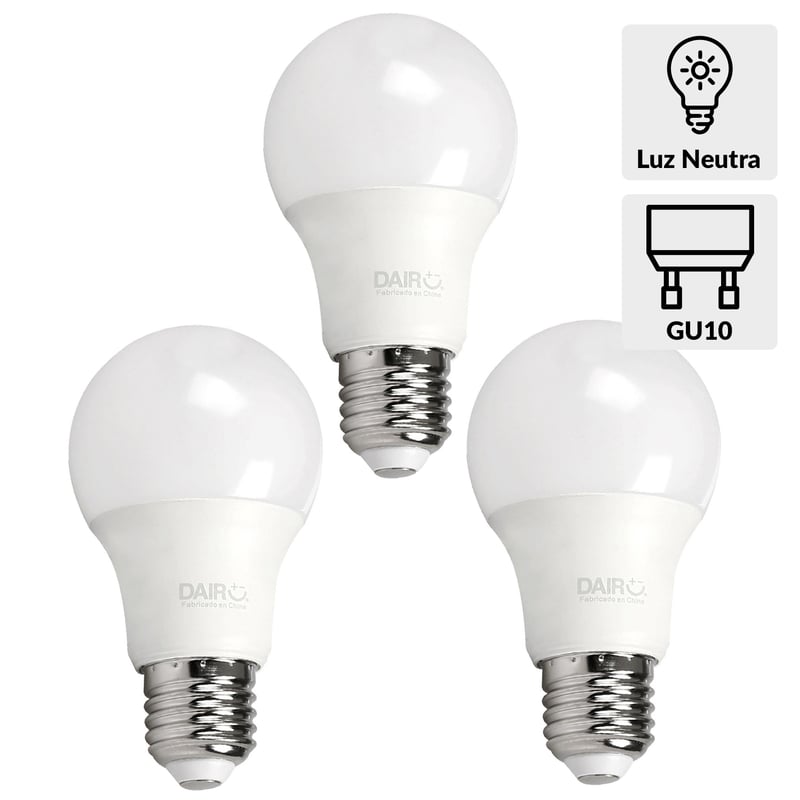Led x 3 A60 12W 1350Lm Ln | Sodimac - Falabella