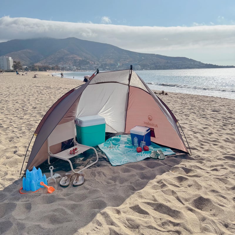 Paraviento de playa 700118-COL-23 2 Personas Gris | Sodimac - Falabella