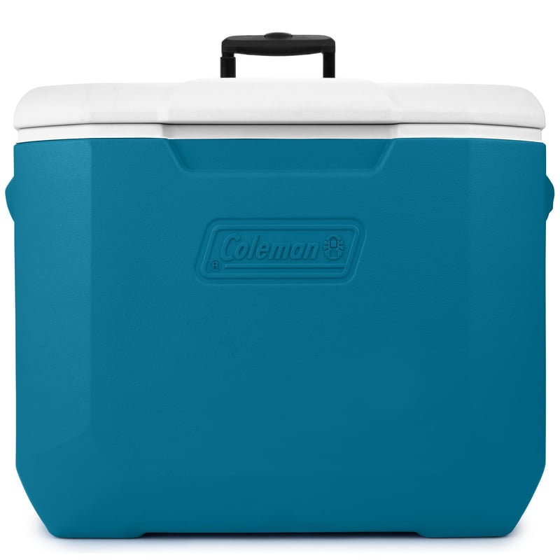 Cooler con Ruedas 56 l Azul Turquesa/ Blanco | Sodimac Chile