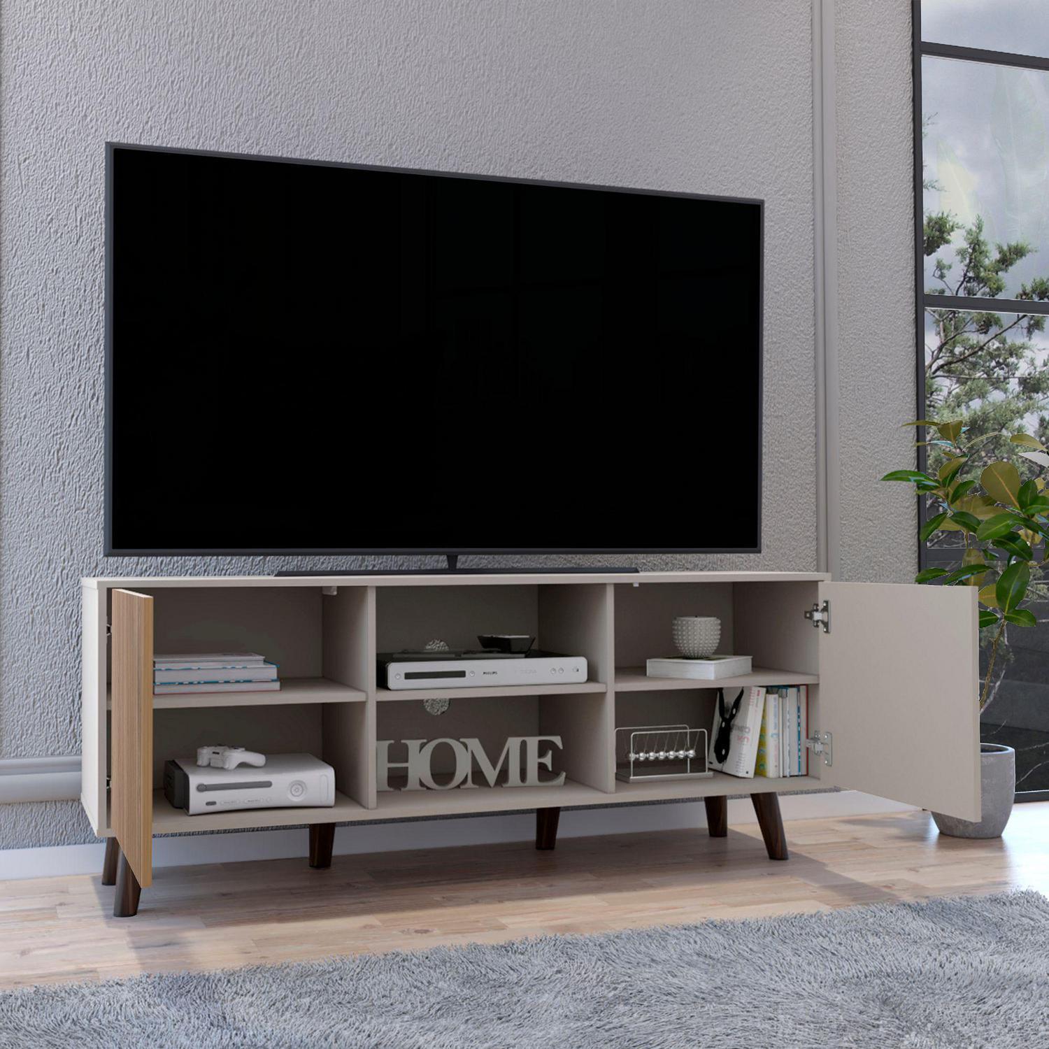 Rack de TV Funes eco 150x55x40 cm | Sodimac - Falabella