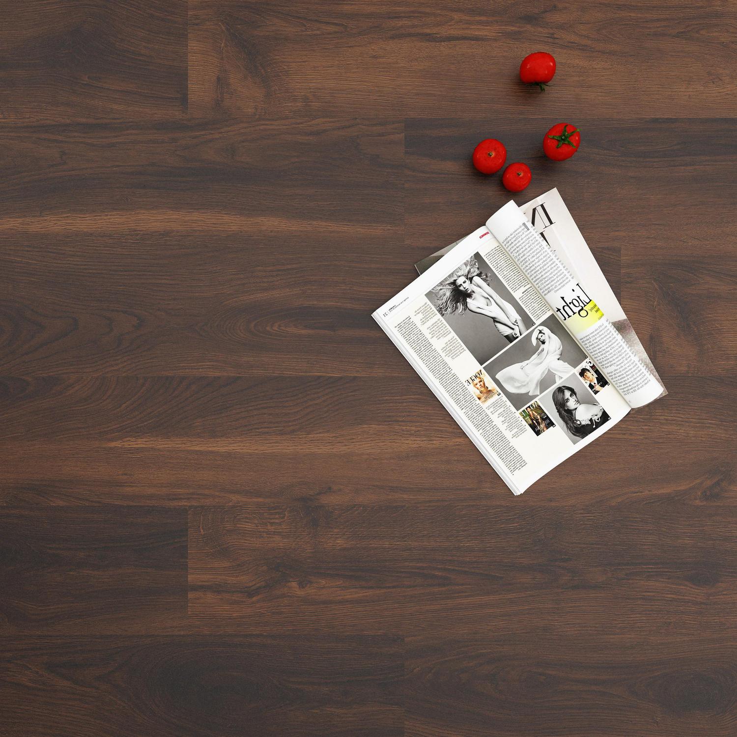 SPC Piso Vinílico 3.2 mm 18.2x122 cm Brookland Café Oscuro 3.11 m2 ...