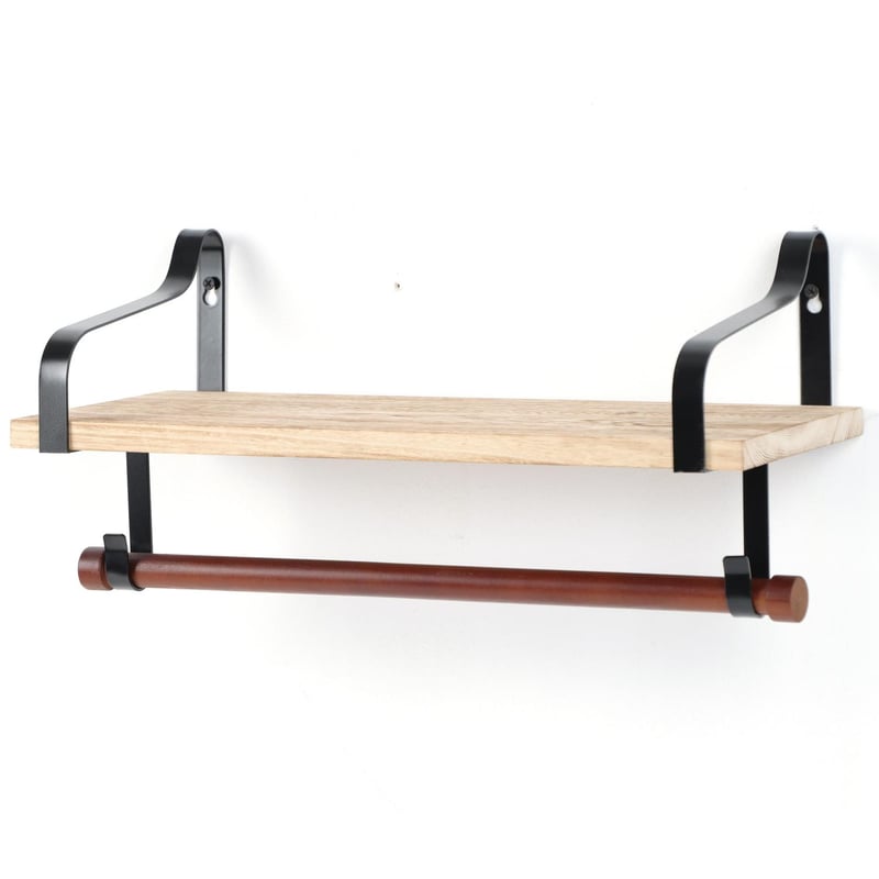 Repisa Madera 1 Nivel(es) 44x20x19 cm Natural/Negro/Café | Sodimac ...