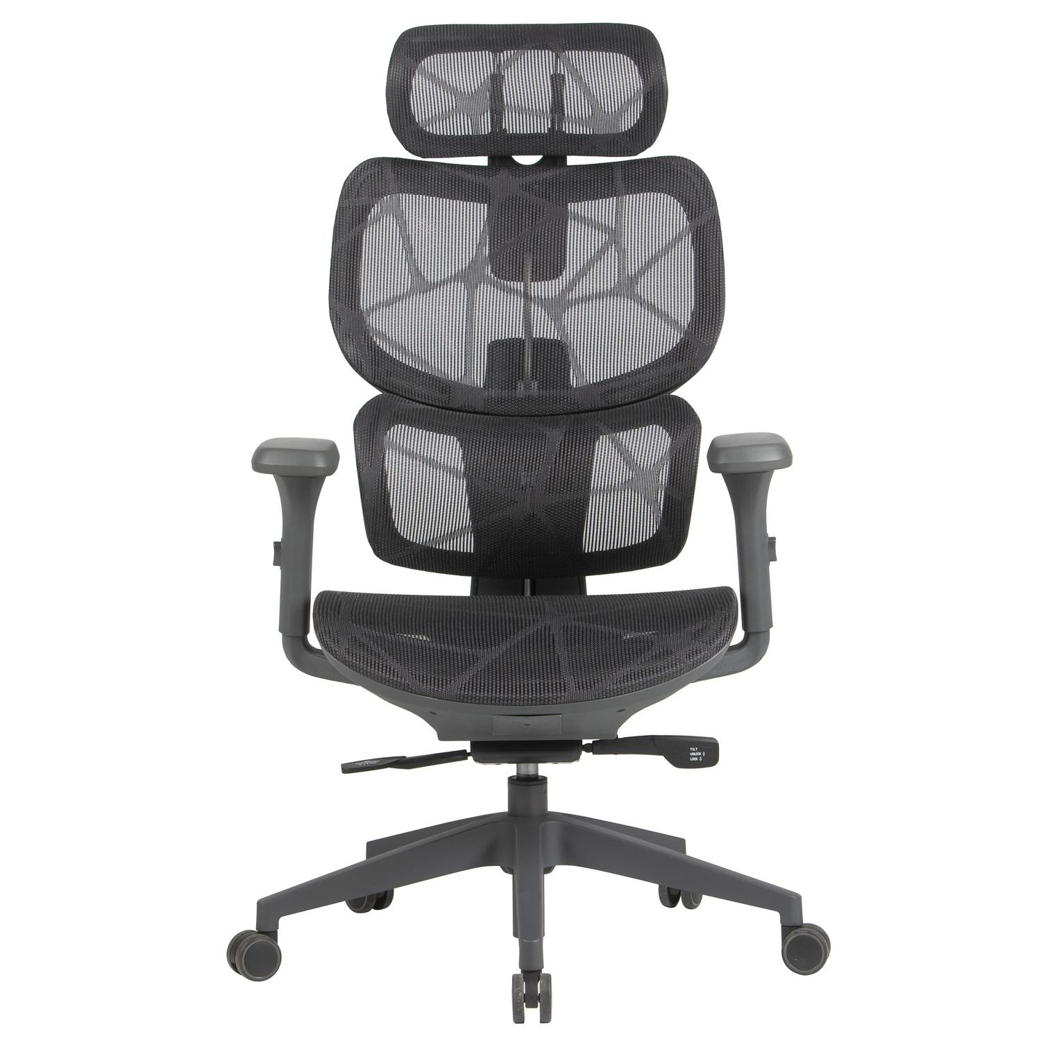 Silla Escritorio Ergonómica Belisa Black | Sodimac - Falabella