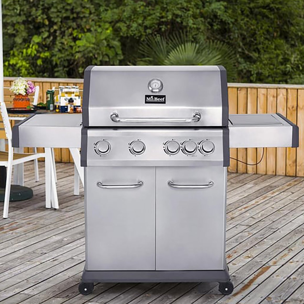 Parrilla a Gas Expert 4 Quemadores 1 Quemador Lateral | Sodimac Chile