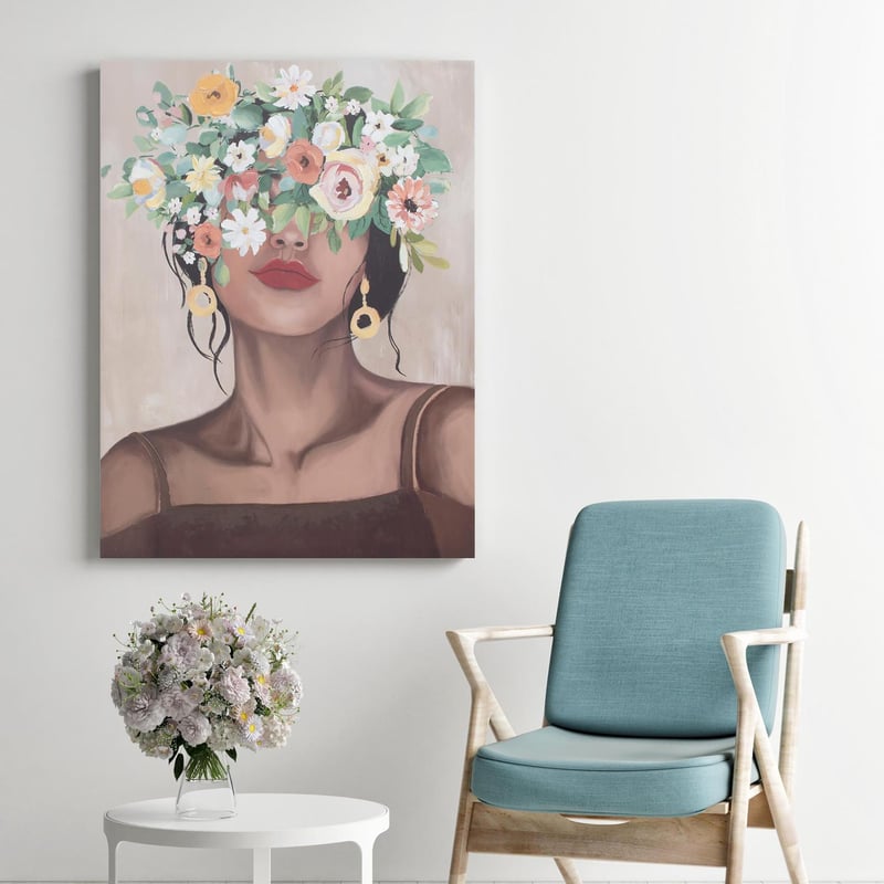 Canvas Lady 2 60x80 cm | Sodimac - Falabella
