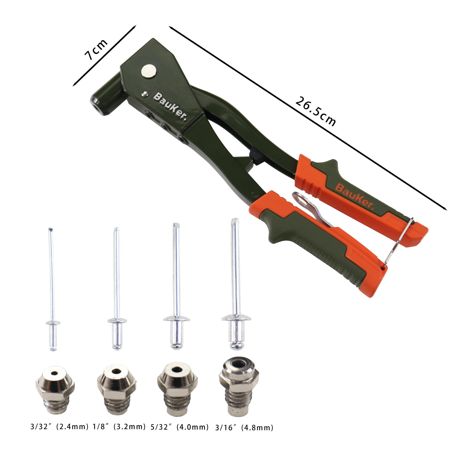 Remachadora con 60 remaches acero | Sodimac - Falabella