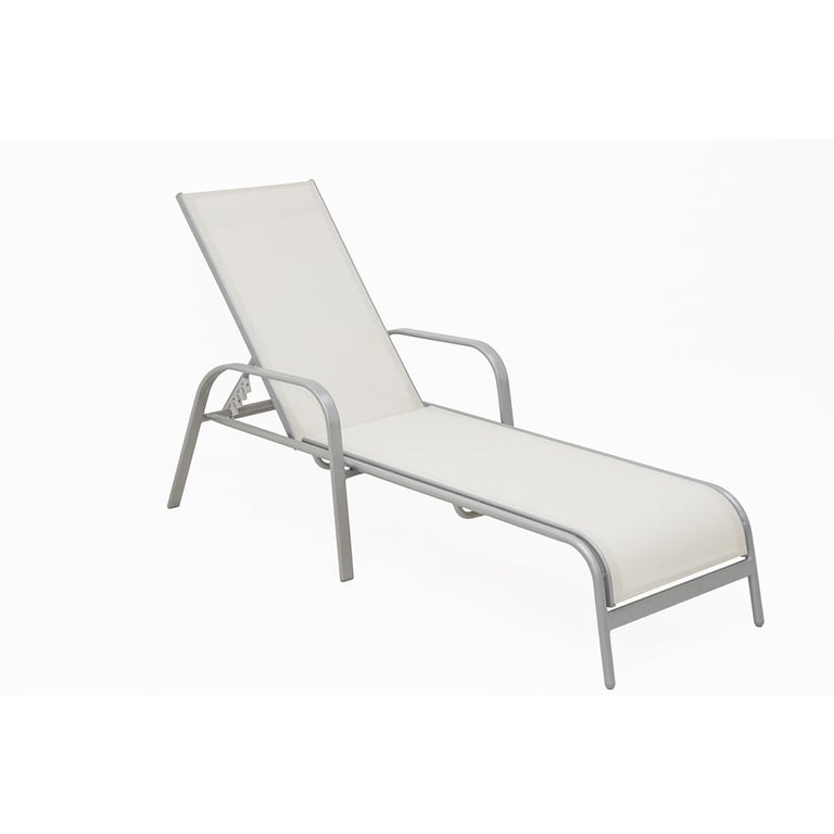 Reposera brooklyn texturada blanca | Sodimac - Falabella