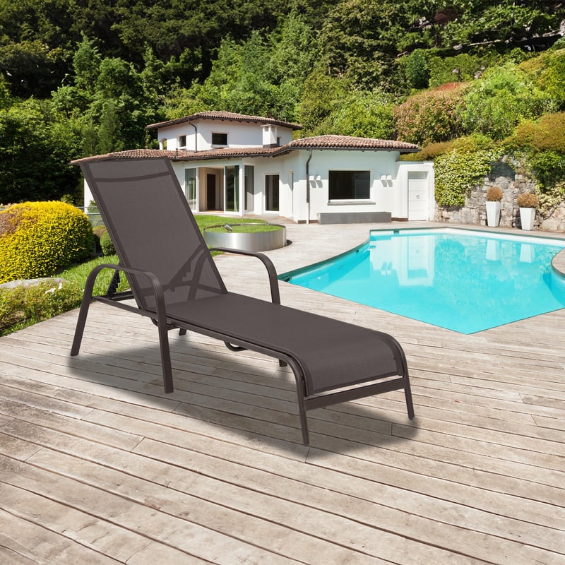 Reposera brooklyn texturada taupe | Sodimac - Falabella