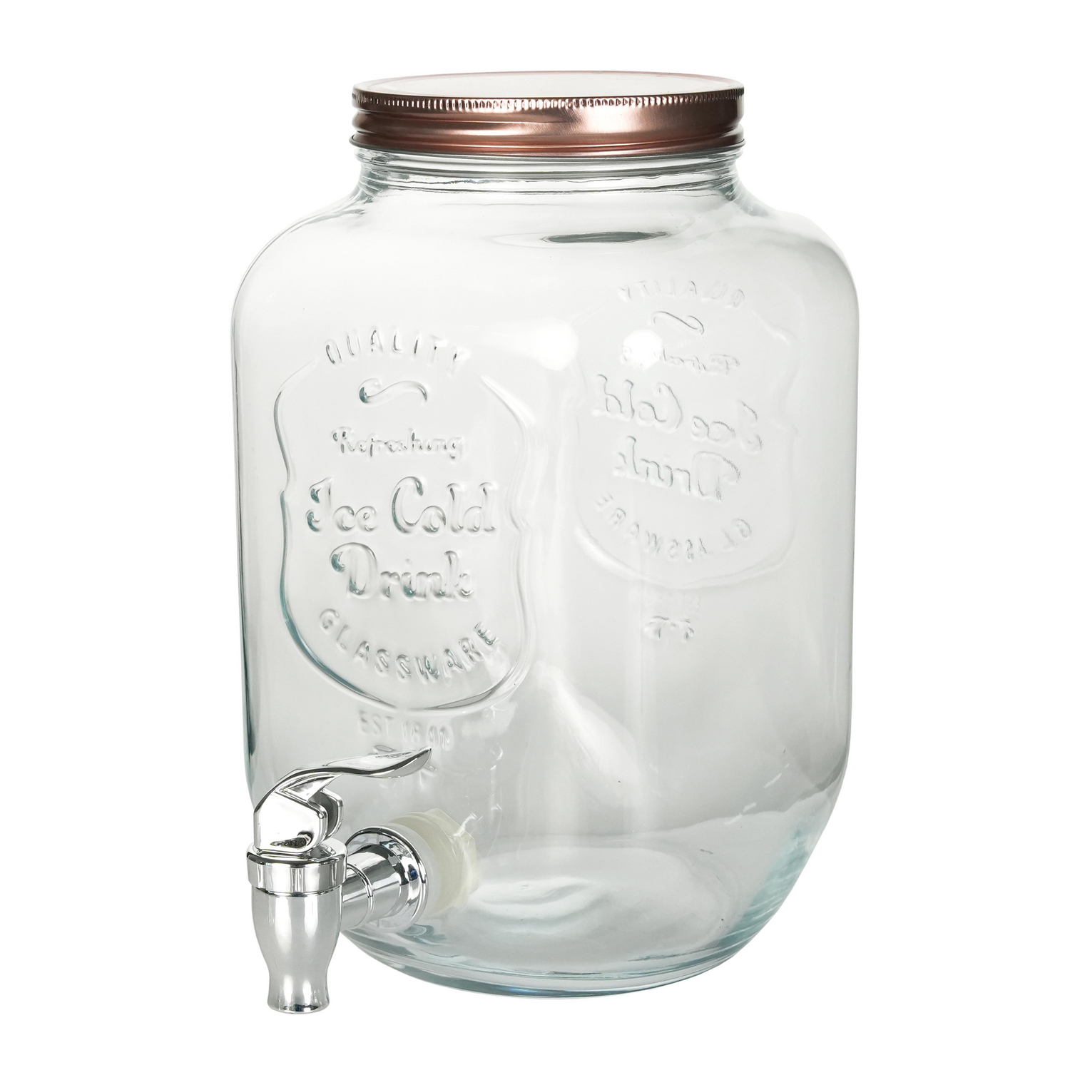 Dispensador de agua 4 litros vidrio | Sodimac - Falabella