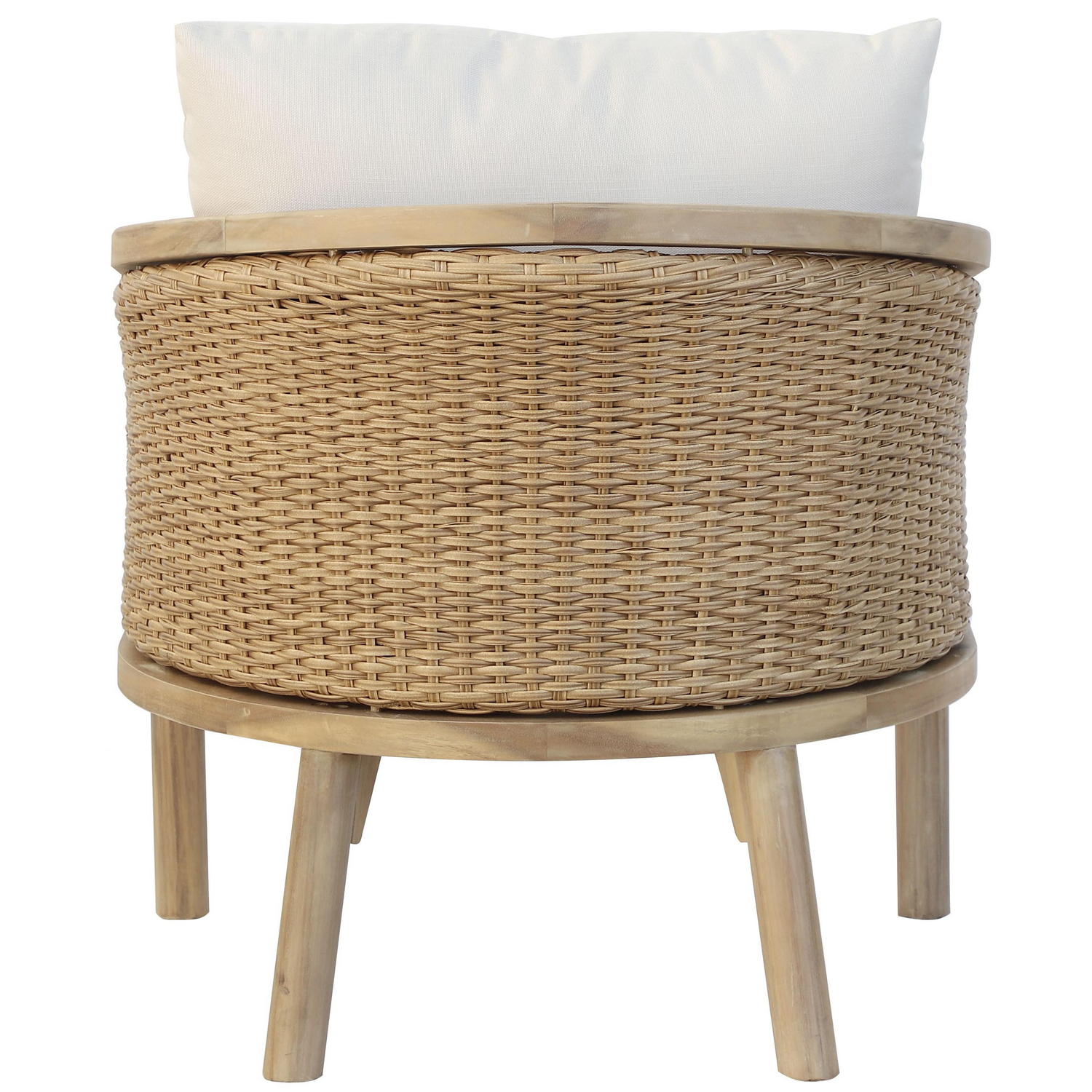 Juego de living terraza madera isla 4 piezas | Sodimac - Falabella