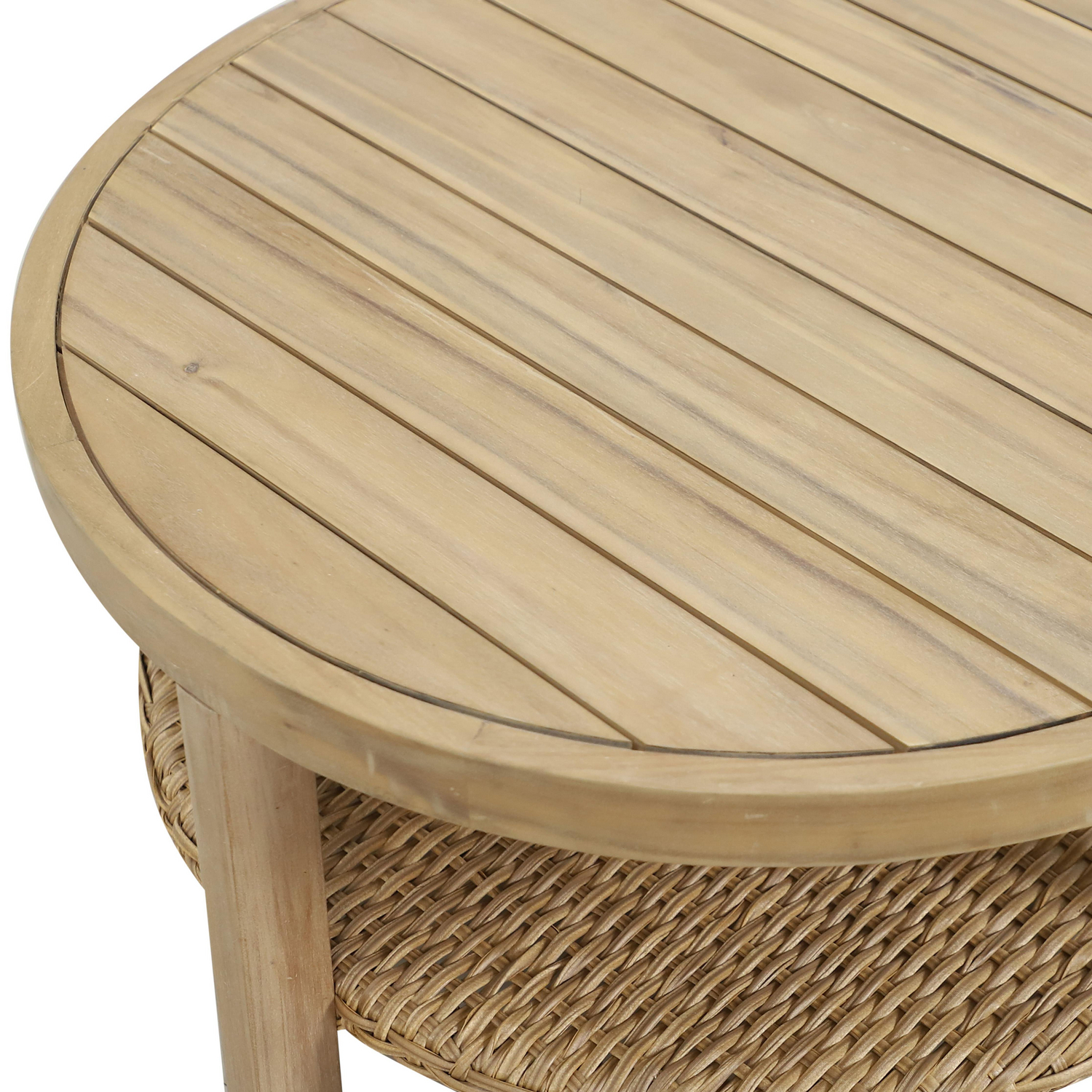 Juego de living terraza madera isla 4 piezas | Sodimac - Falabella